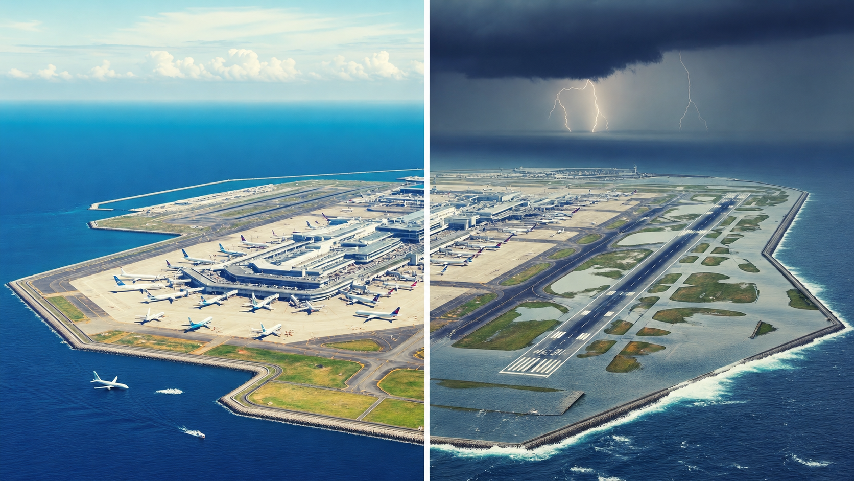Japan’s $20 billion floating airport is sinking – can engineers save it?
