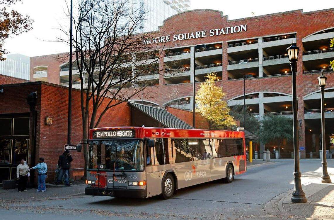 Empty buses: R-Line, Raleigh's downtown shuttle, suspended for lack of ...