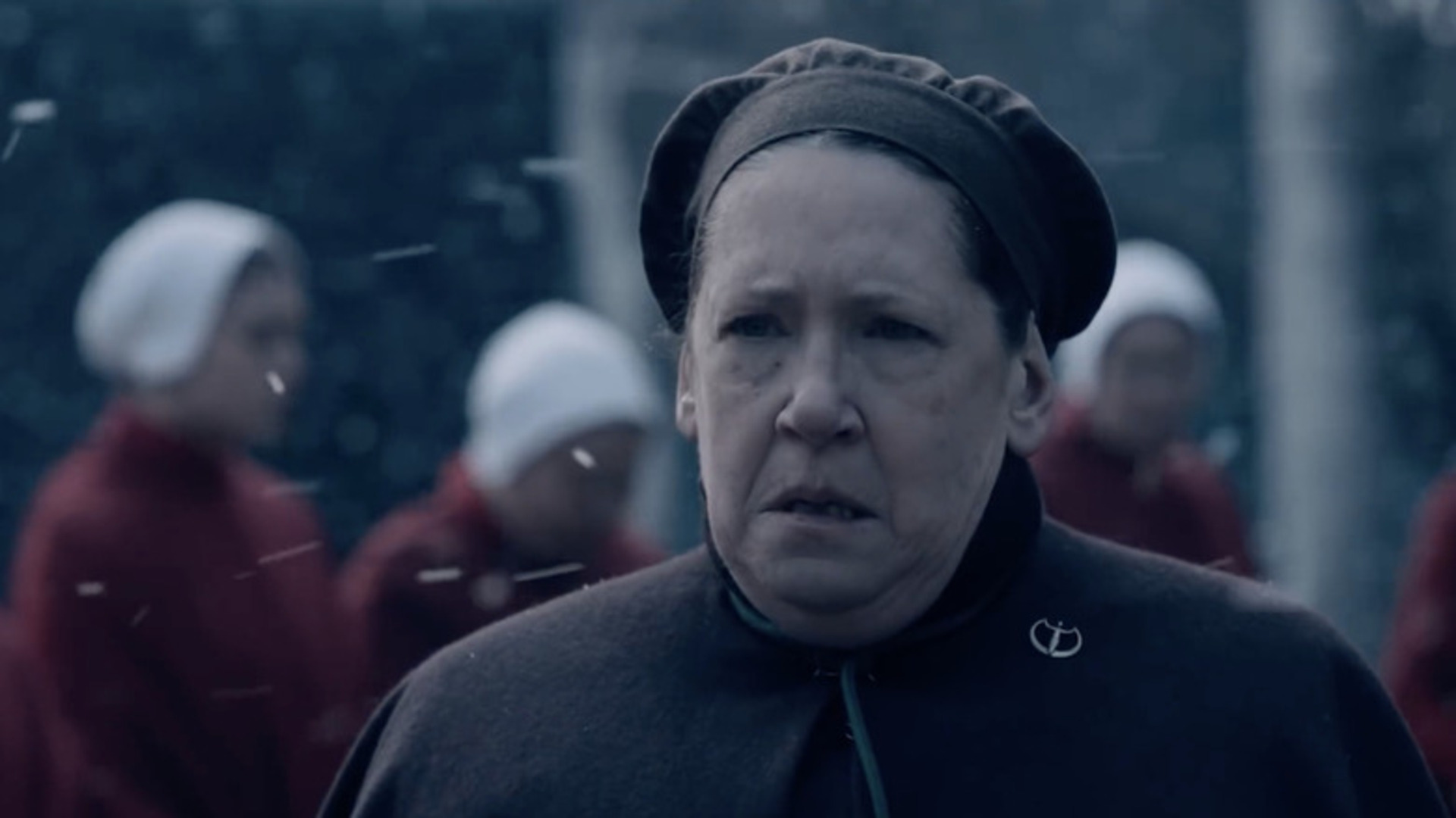 Aunt Lydia from The Handmaid's Tale is gorgeous in real life
