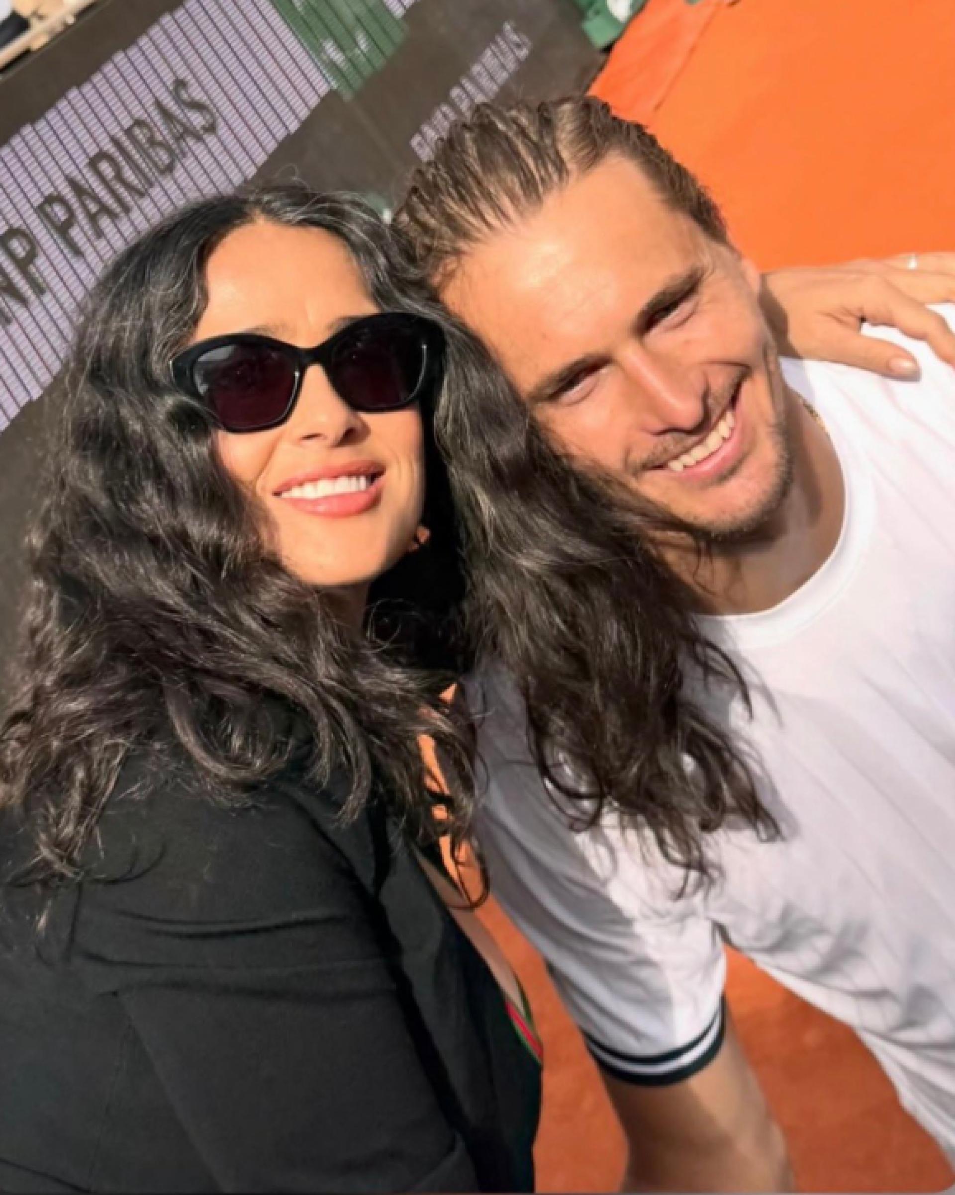 Salma Hayek removes photo with Alexander Zverev, sparking social media buzz