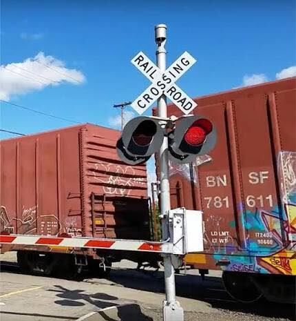 Train blocks multiple Alpine crossings after hitting metal object