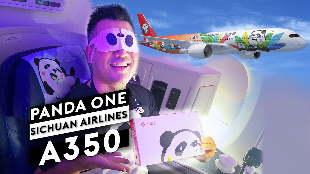 Sichuan Airlines A350 Panda One flight