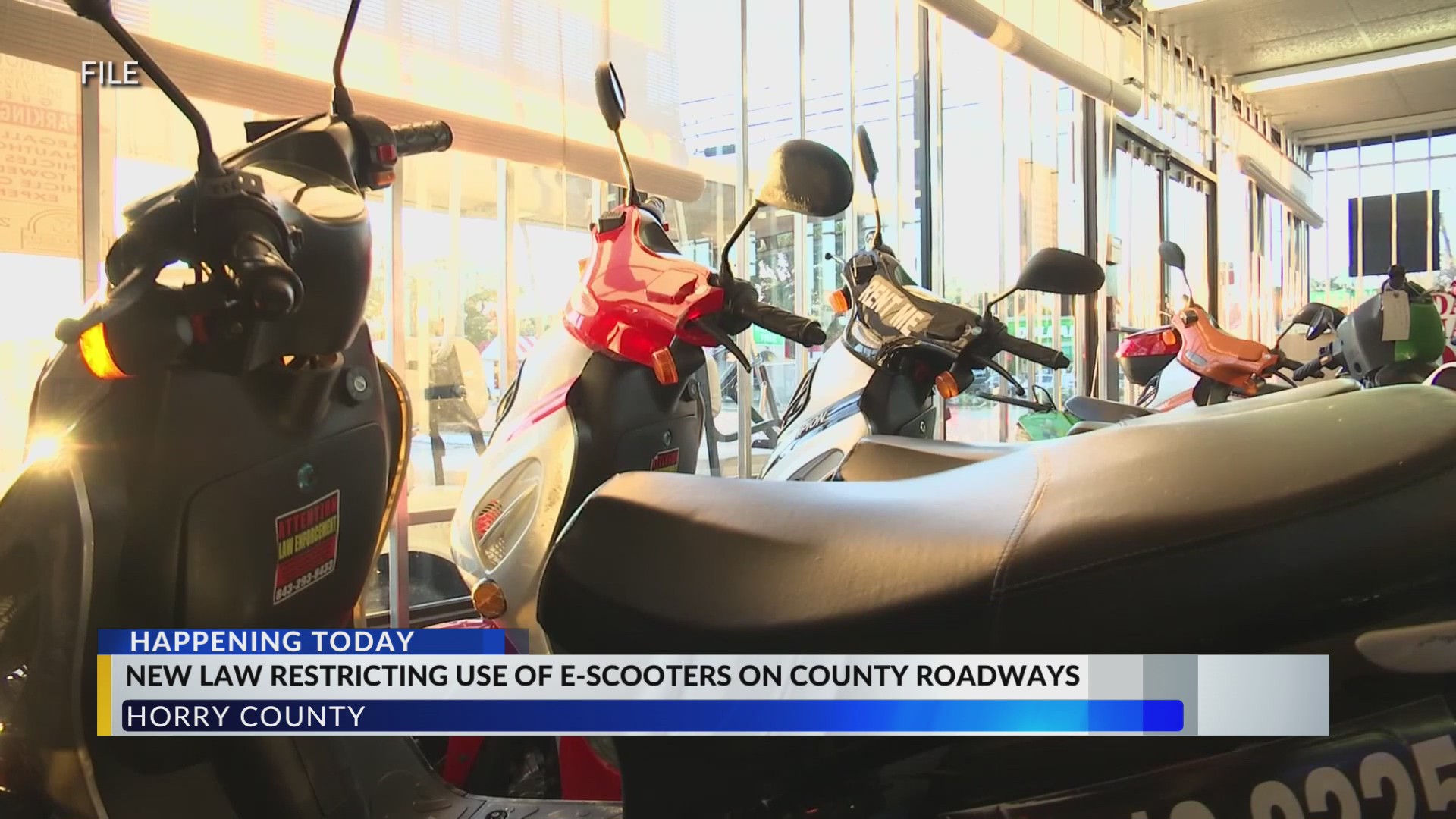 Horry County Council adopts ordinance for personal electric devices