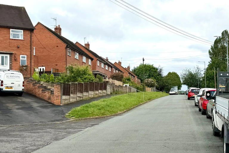Firefighters tackle bonfire on North Staffordshire street