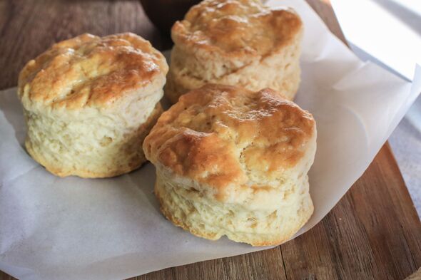 Scones will be taller and rise evenly with simple step before baking