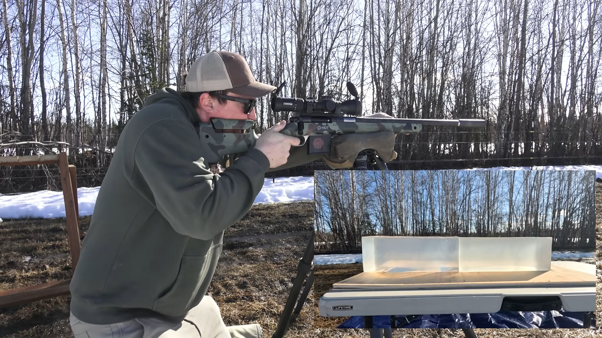 The 243 left a 1.5-inch wound cavity… then 22 ARC stayed too close