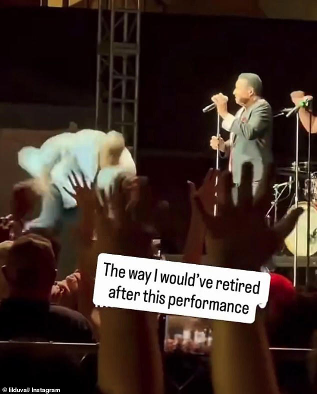 Fears for Michael Jackson's brother Marlon, 69, as he falls onstage mid ...