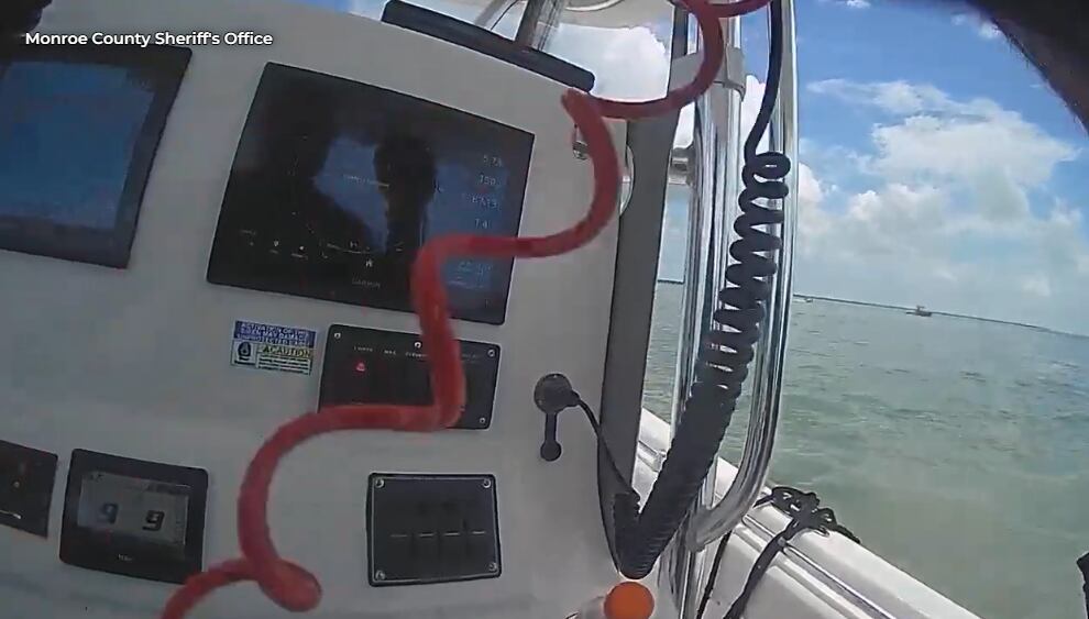 Caught on camera: Runaway boat in busy sea lane stopped with boat hook