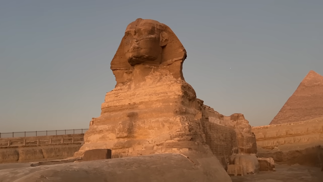 The Great Sphinx may be hiding secrets beneath its feet