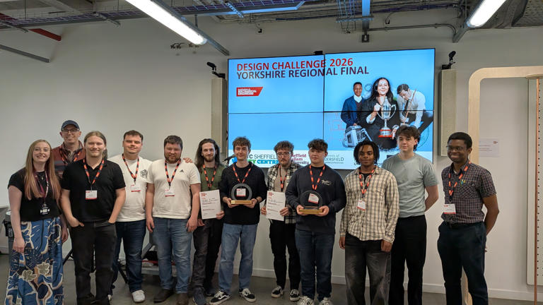 Sheffield Hallam teams' triumph at IMechE Design Challenge 2026