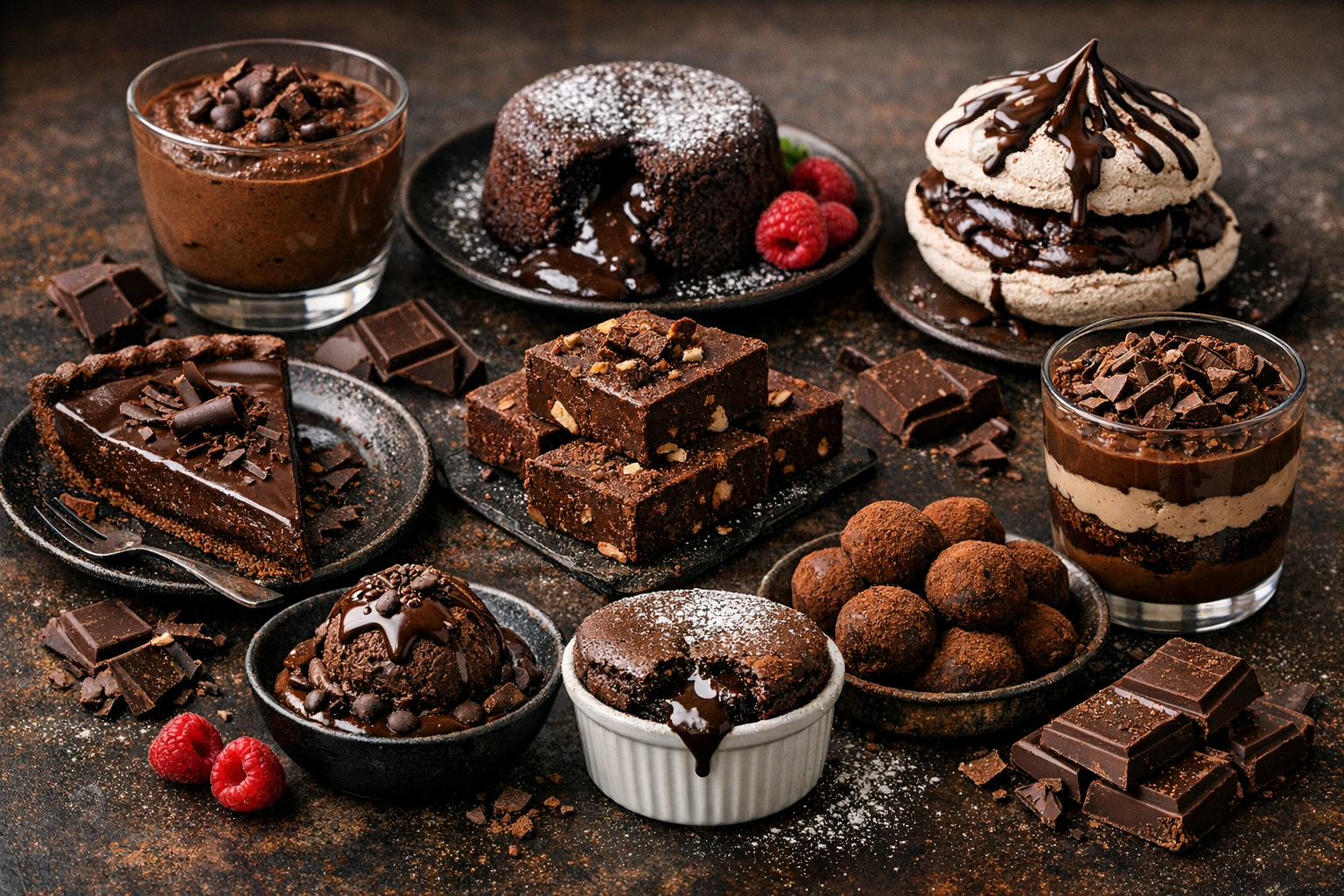 8 recettes irrésistibles au chocolat noir à découvrir