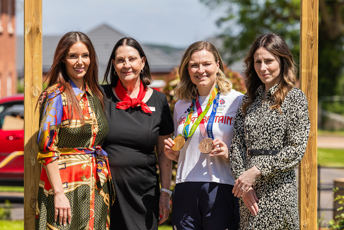 Olympic gold medallist unveils new show homes at new Derbyshire development