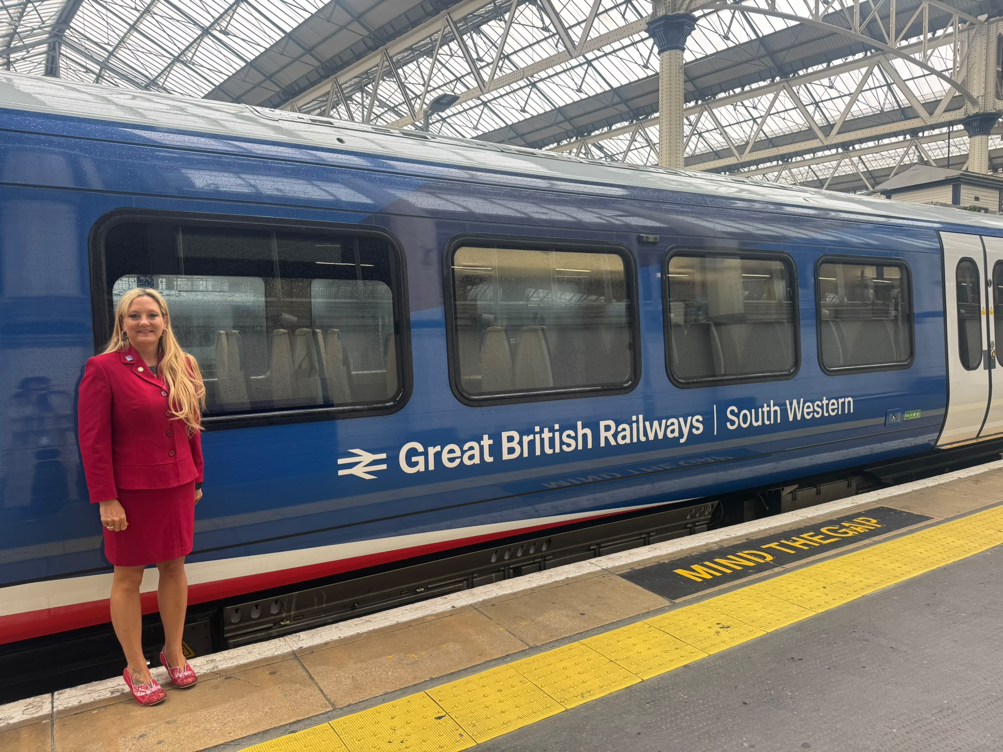 MP welcomes new Great British Railway train and the return of rail ...