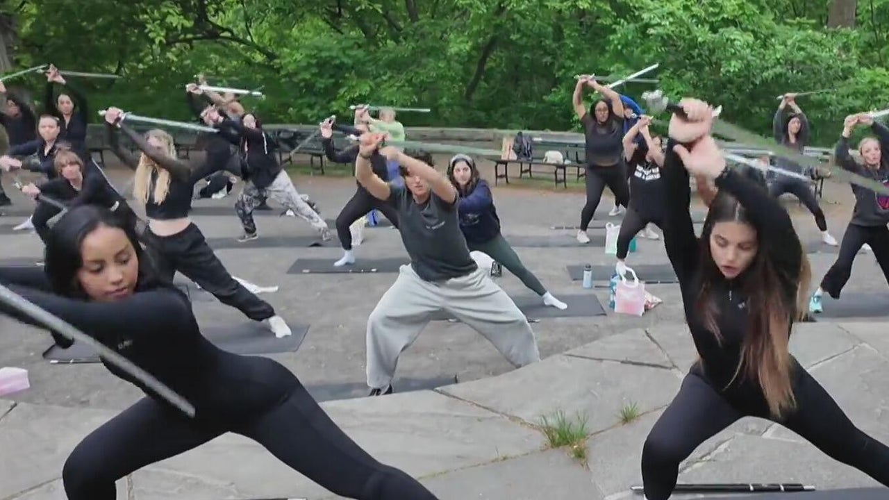 New fitness trend: Sword up