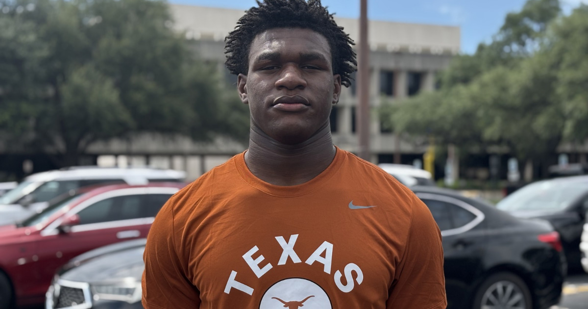 Rising star DE David Dotson recaps Texas visit, growing national ...