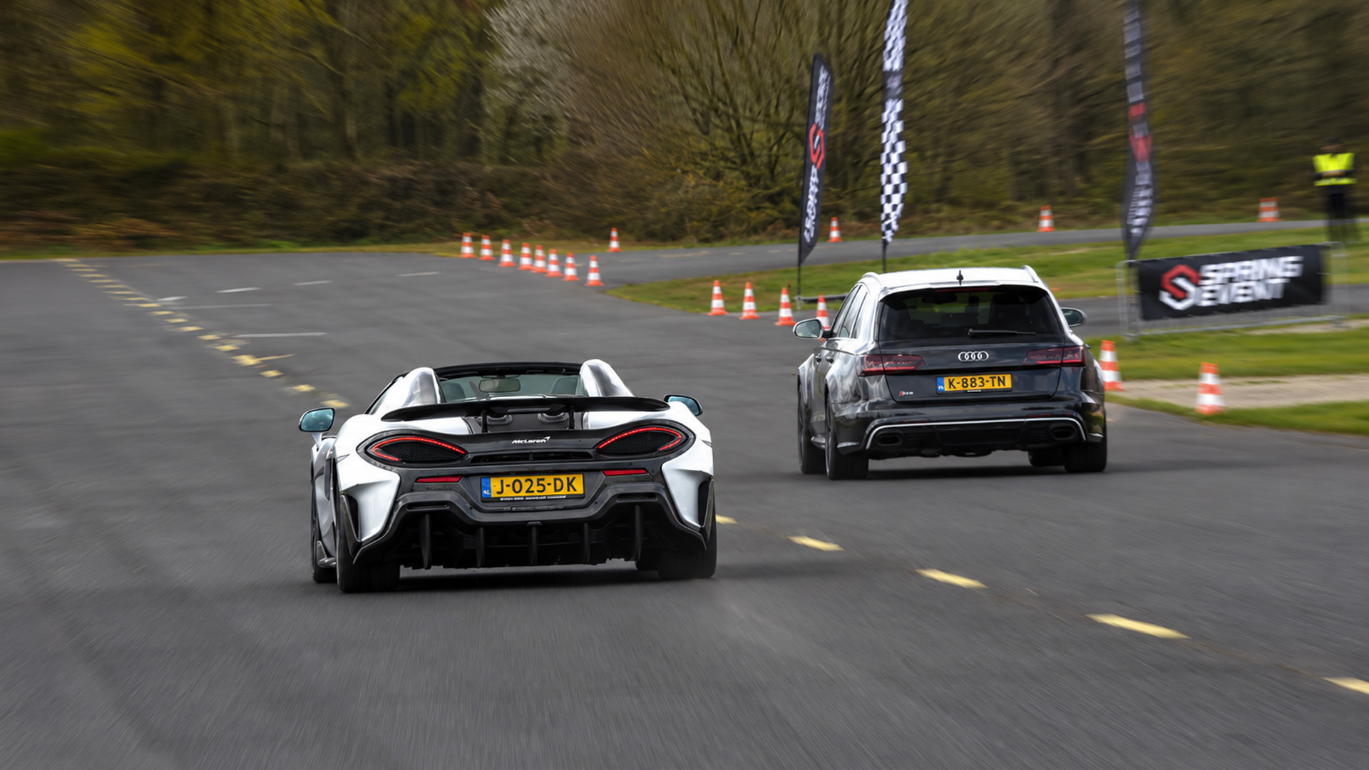 Can modified Audi RS6 beat McLaren speed in drag race?
