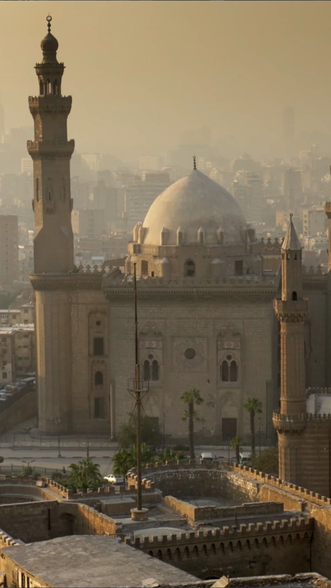 Cairo, Egypt: Drone flight over the ages