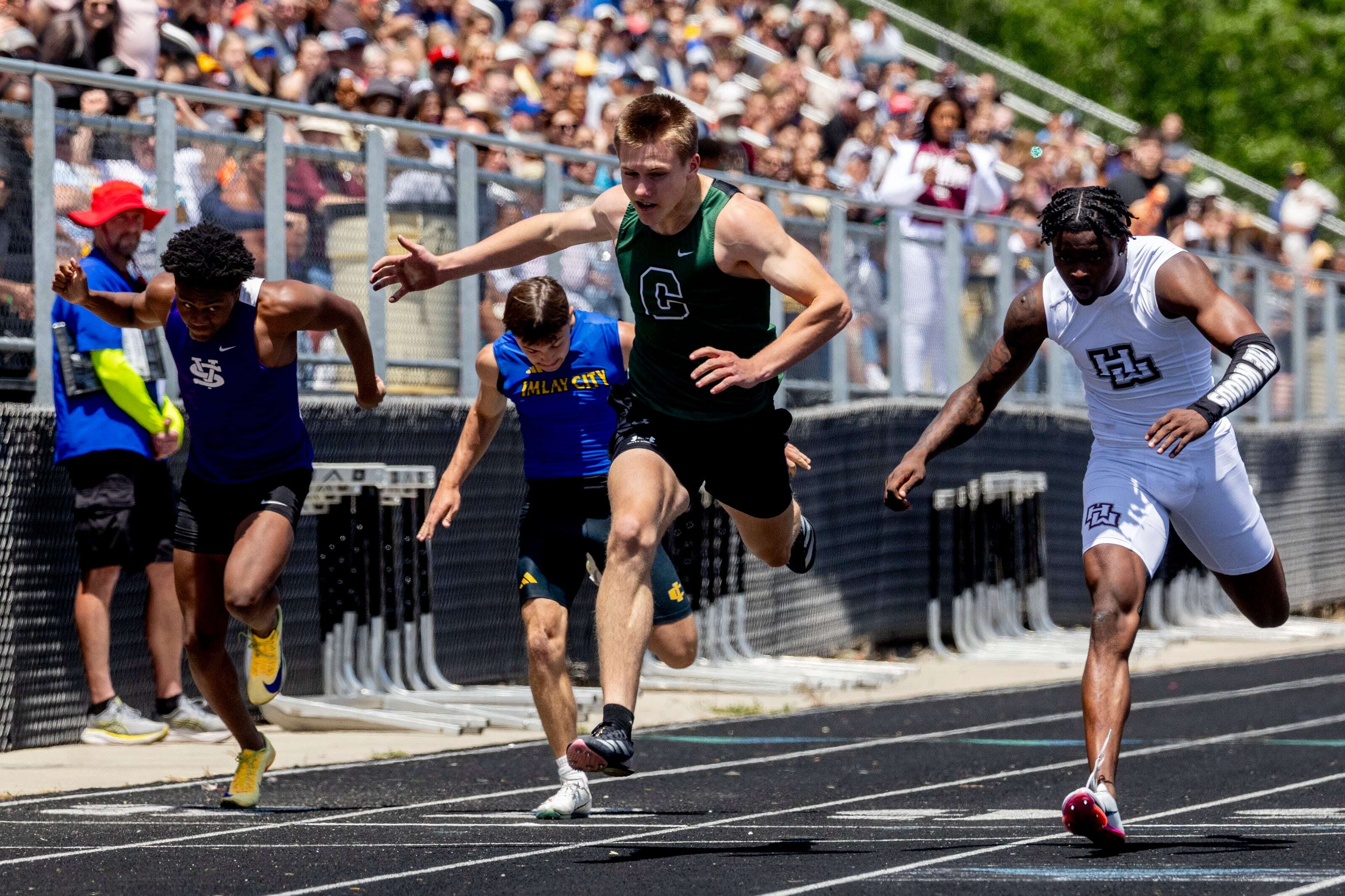 Coopersville’s quiet sprinter makes noise with state title in 100-meter ...