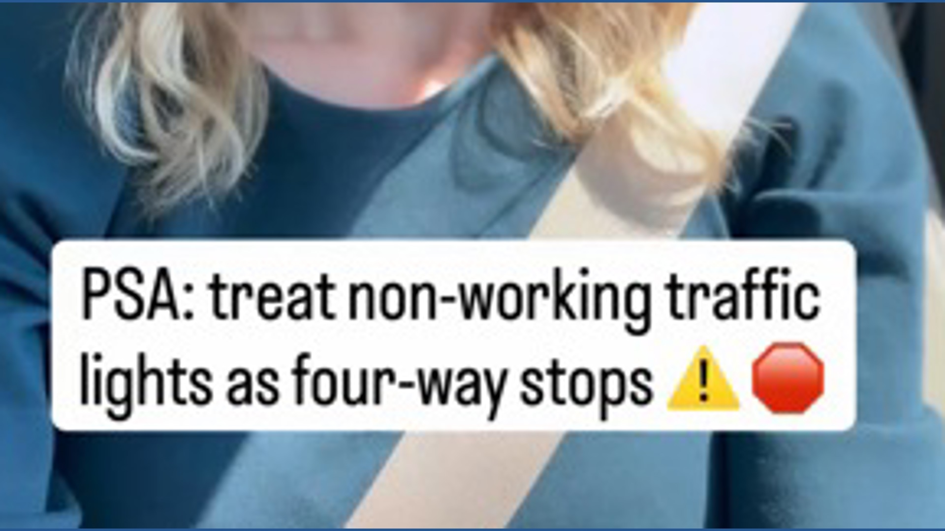 PSA: Treat non-working traffic lights as four-way stops