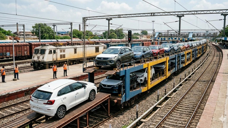 Did you know? You can transport your car by train in India. Here's the cost
