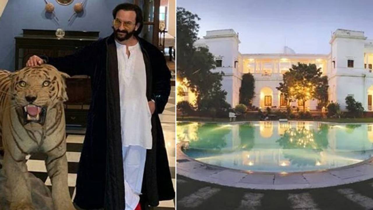 Inside look at Saif Ali Khan’s Rs 800 crore Pataudi Palace with grand ...