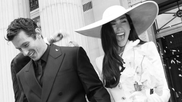 El vestido de novia Chanel de Dua Lipa requirió más de 1.000 horas de ...