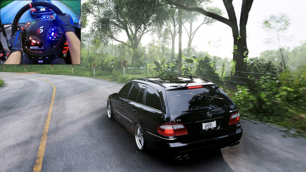 Epic Forza Horizon 5 drive with modified Mercedes E55 AMG wagon