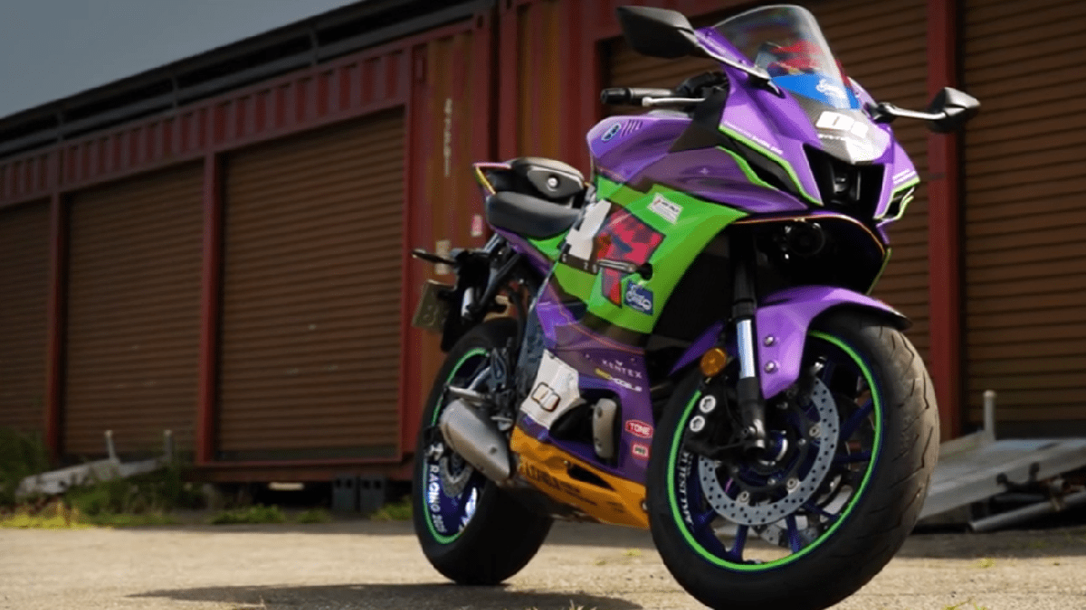 You can rent Evangelion themed motorcycles in Japan