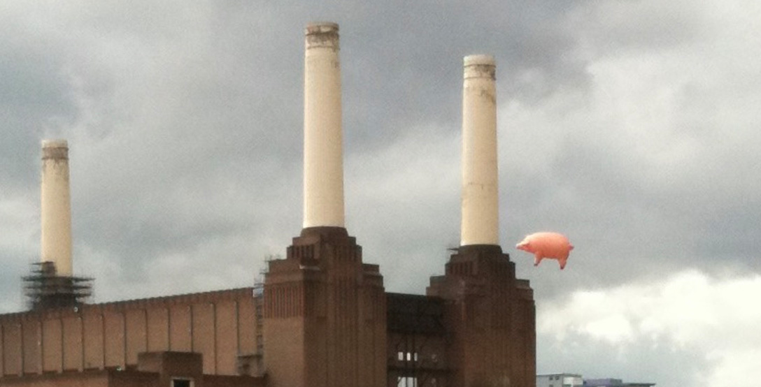 16 photos of Pink Floyd flying pigs for decades