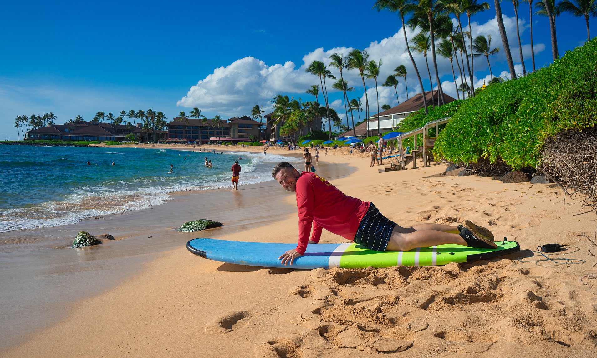 What it's like to learn to surf at 50 in the birthplace of the watersport