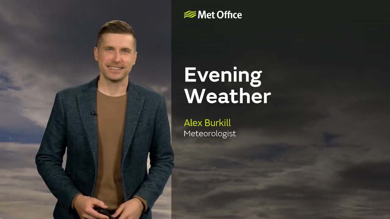Met Office Monday evening weather forecast 27/04/2026