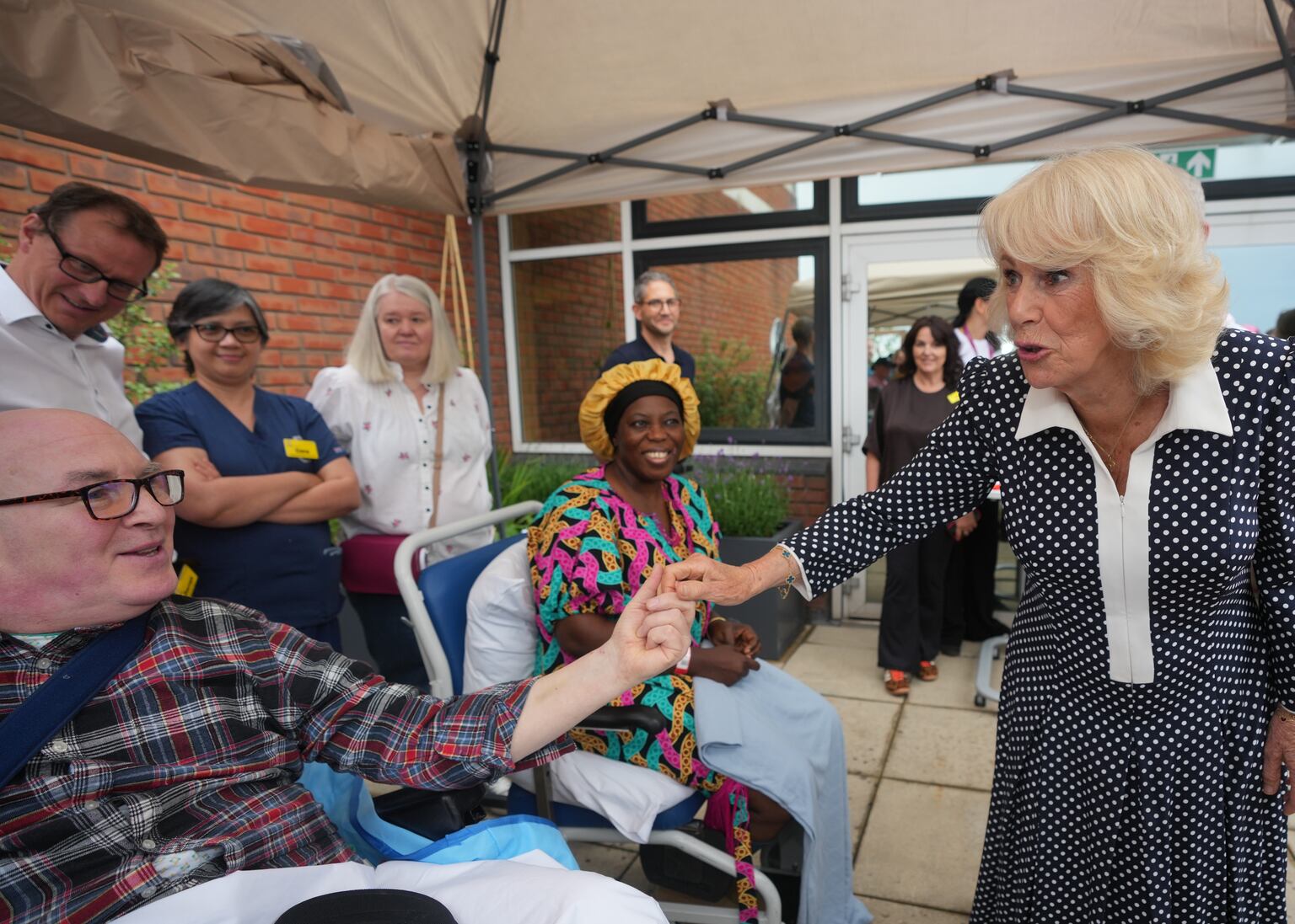 ‘A wonderful job’ – Camilla praises hospital’s new rooftop garden