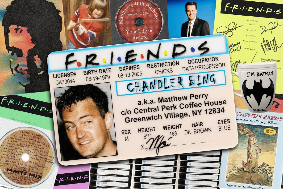 Seven of the most meaningful items in Matthew Perry’s charity auction