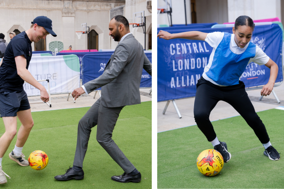 London sports festival brings panna football to the Crescent