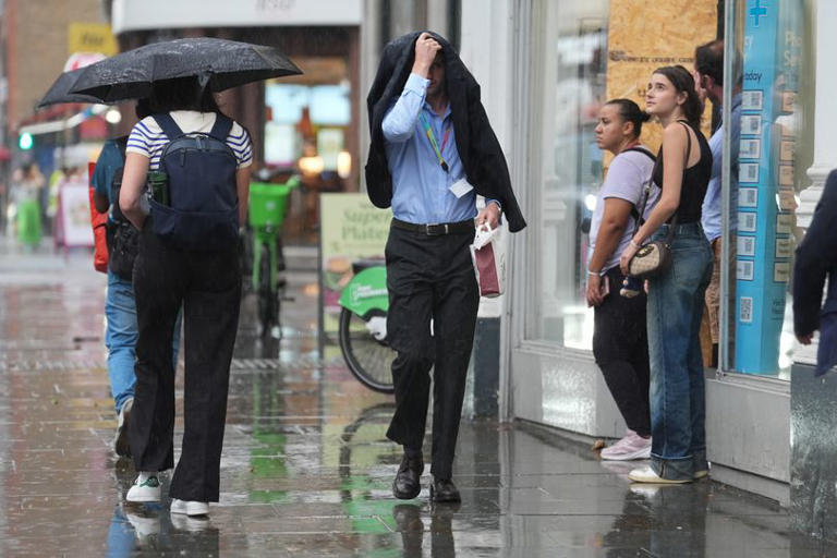 Met Office names nine places thunderstorms set to hit tonight