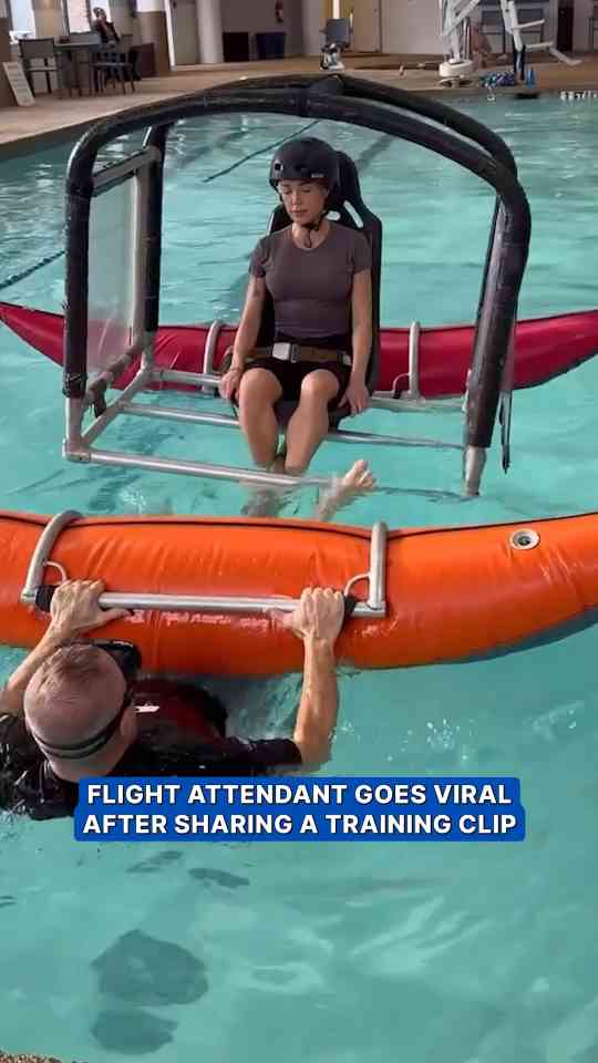 Flight attendant training video leaves viewers doing a double take