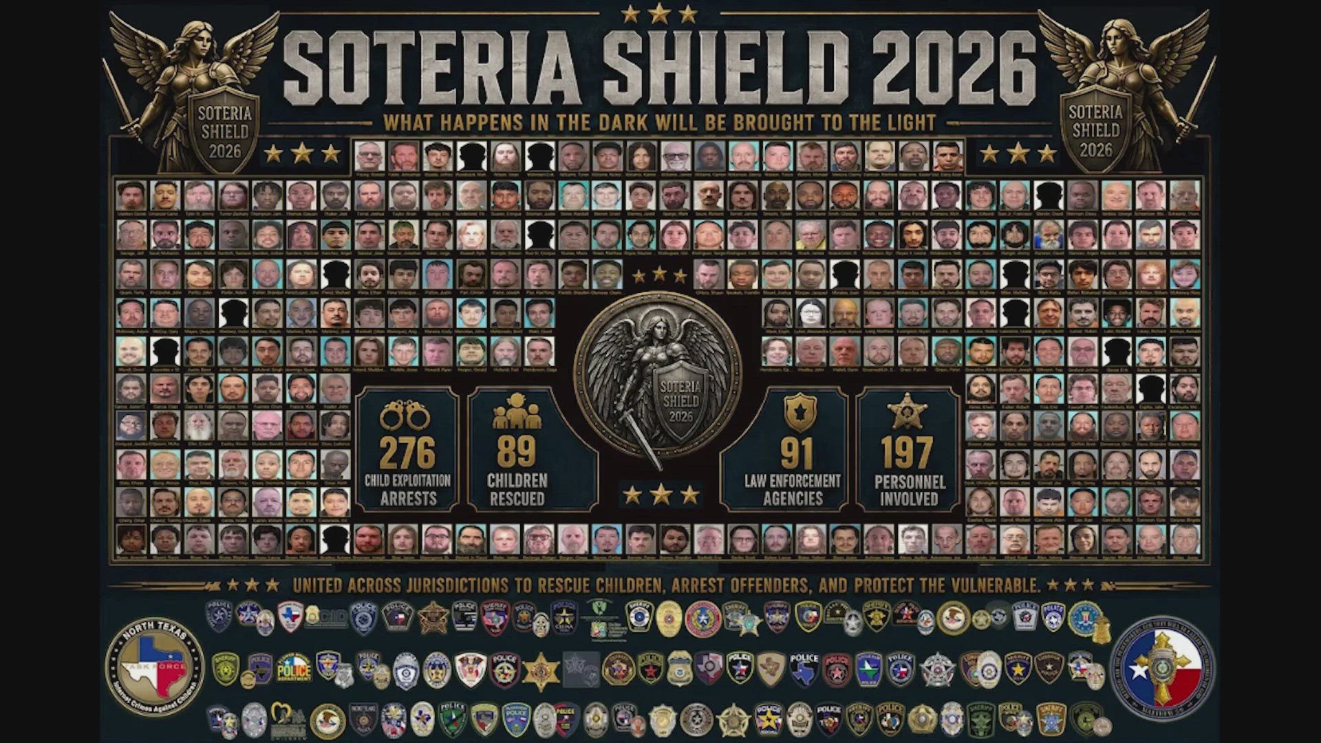Nearly 100 children rescued, 276 arrested in statewide operation ...