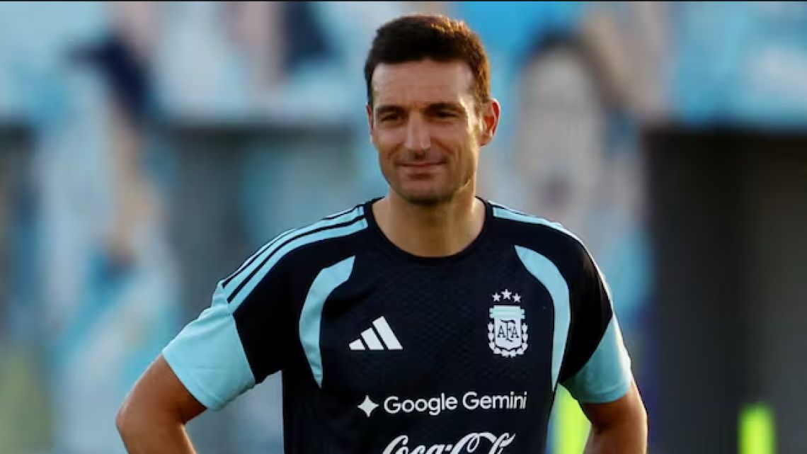 Con la mira en Honduras: el once que probó Scaloni en el segundo día de ...