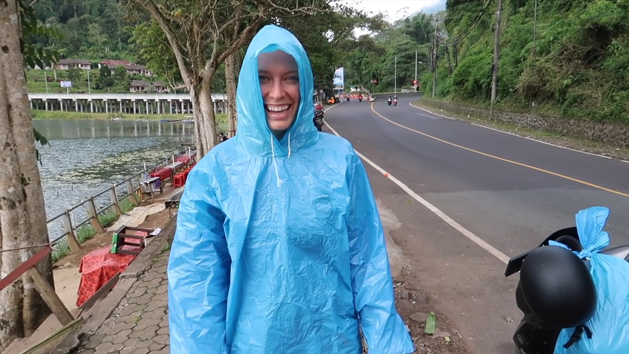 The weird thing about scootering around Bali