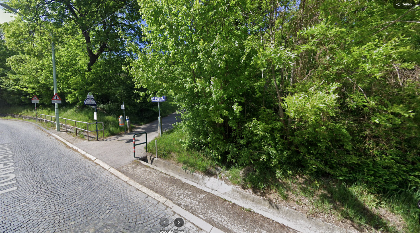 Achtung – Warnung vor Exhibitionist am Kahlenberg