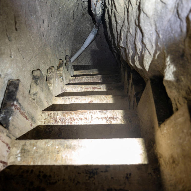 Video shows massive drug-smuggling tunnel connecting US and Mexico