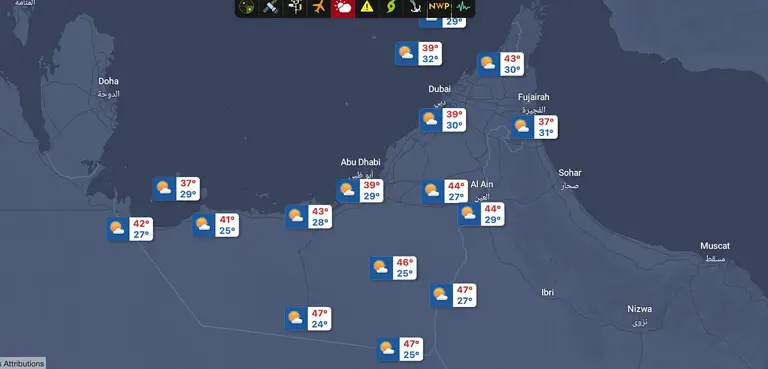 UAE weather tomorrow: Temperatures to hit 47ºC in some areas; fair ...