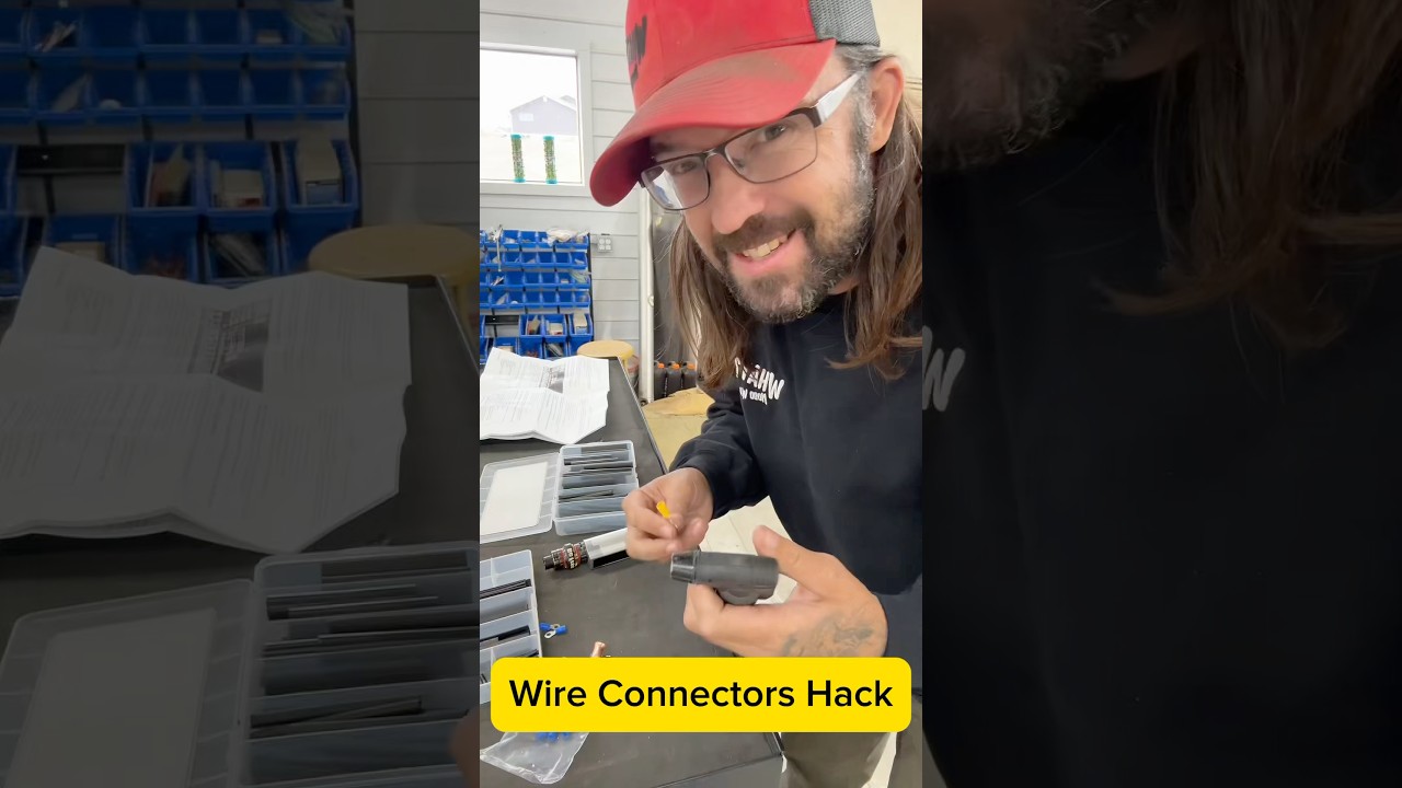 I found an amazing wire connector hack!