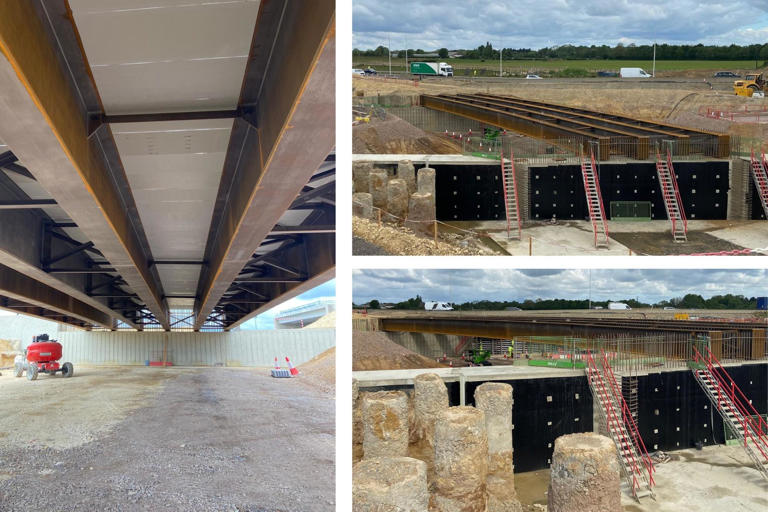 More beams lifted into place at Black Cat as more road closures announced