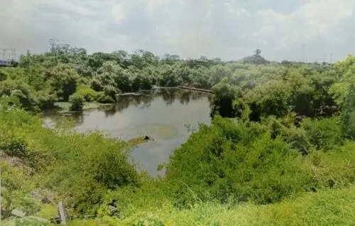 500 dumpers of debris fill holding pond in Belapur, raise flood fears