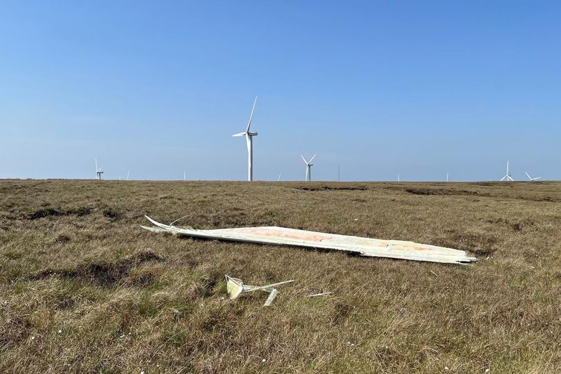 Lightning damage to Scout Moor sparks safety fears over new wind farm plans