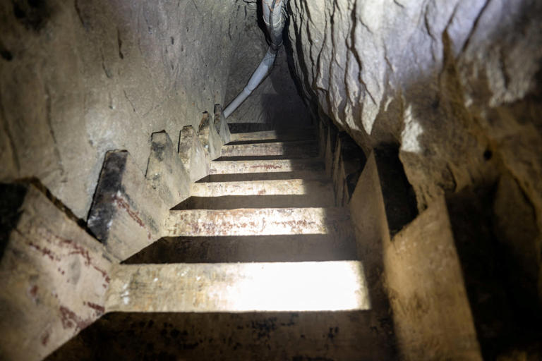 Video shows massive drug-smuggling tunnel connecting US and Mexico
