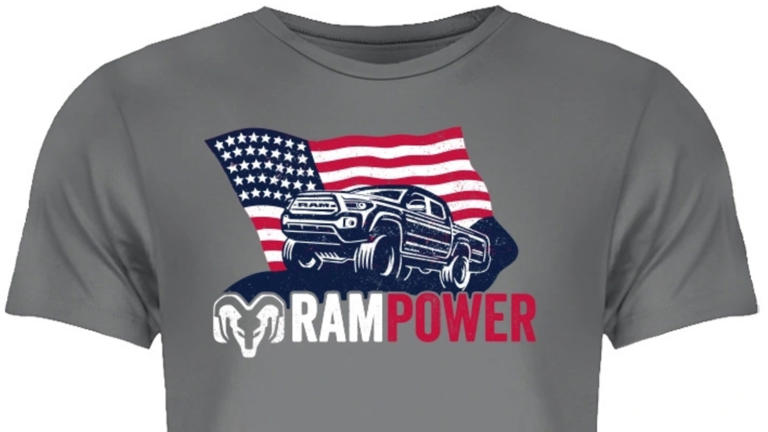 Ram tried selling a ‘patriotic T-shirt’ with an AI-generated Tacoma and ...