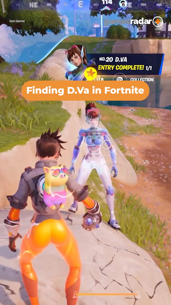 You can find DVa as an NPC in Fortnite
