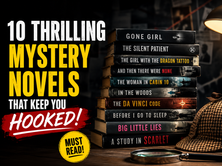 Must-read books: 10 thrilling mystery novels that keep you hooked till ...